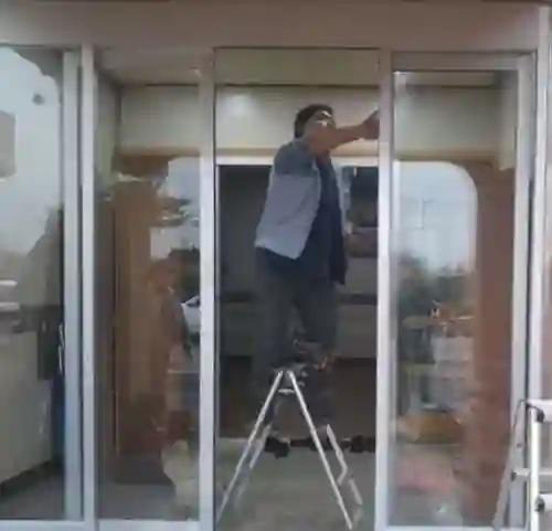How to handle an automatic door that opens too fast or closes too slowly